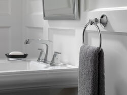 Two Handle Widespread Bathroom Faucet with EZ Anchor® (Recertified) in ...
