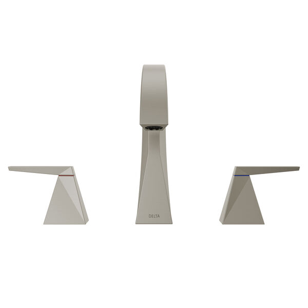 Two Handle Widespread Bathroom Faucet in Lumicoat® Stainless 35546-SS-PR-MPU-DST | Delta Faucet