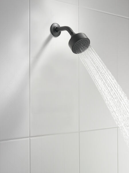 Shower Flange in Matte Black RP6025BL | Delta Faucet