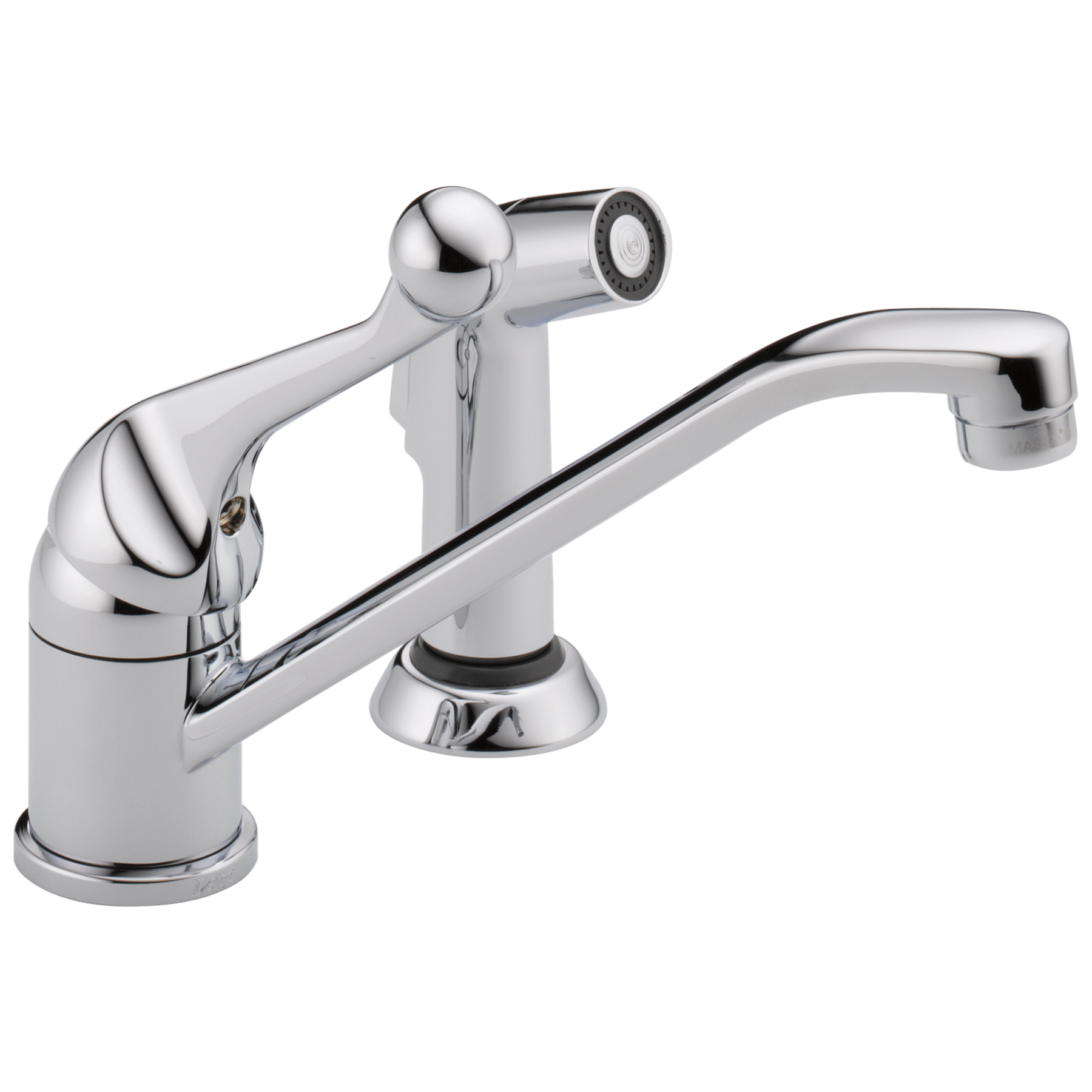 Single Handle Kitchen Faucet with Spray in Chrome 175LF-WF | Delta Faucet