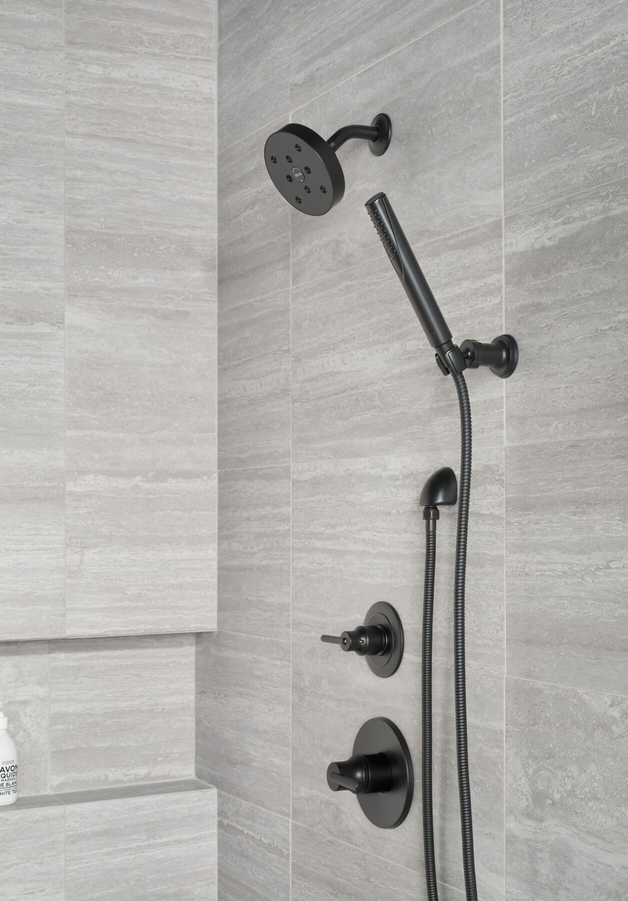 3-Setting Custom Shower Bundle in Matte Black FVS6-TR211-BL | Delta Faucet
