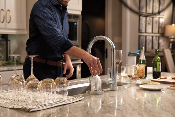 Glass Rinser (Recertified) in Arctic Stainless GR250-AR-R | Delta Faucet