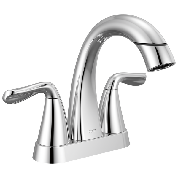 Two Handle Centerset Pull-Down Bathroom Faucet in Chrome 25840LF-PD ...