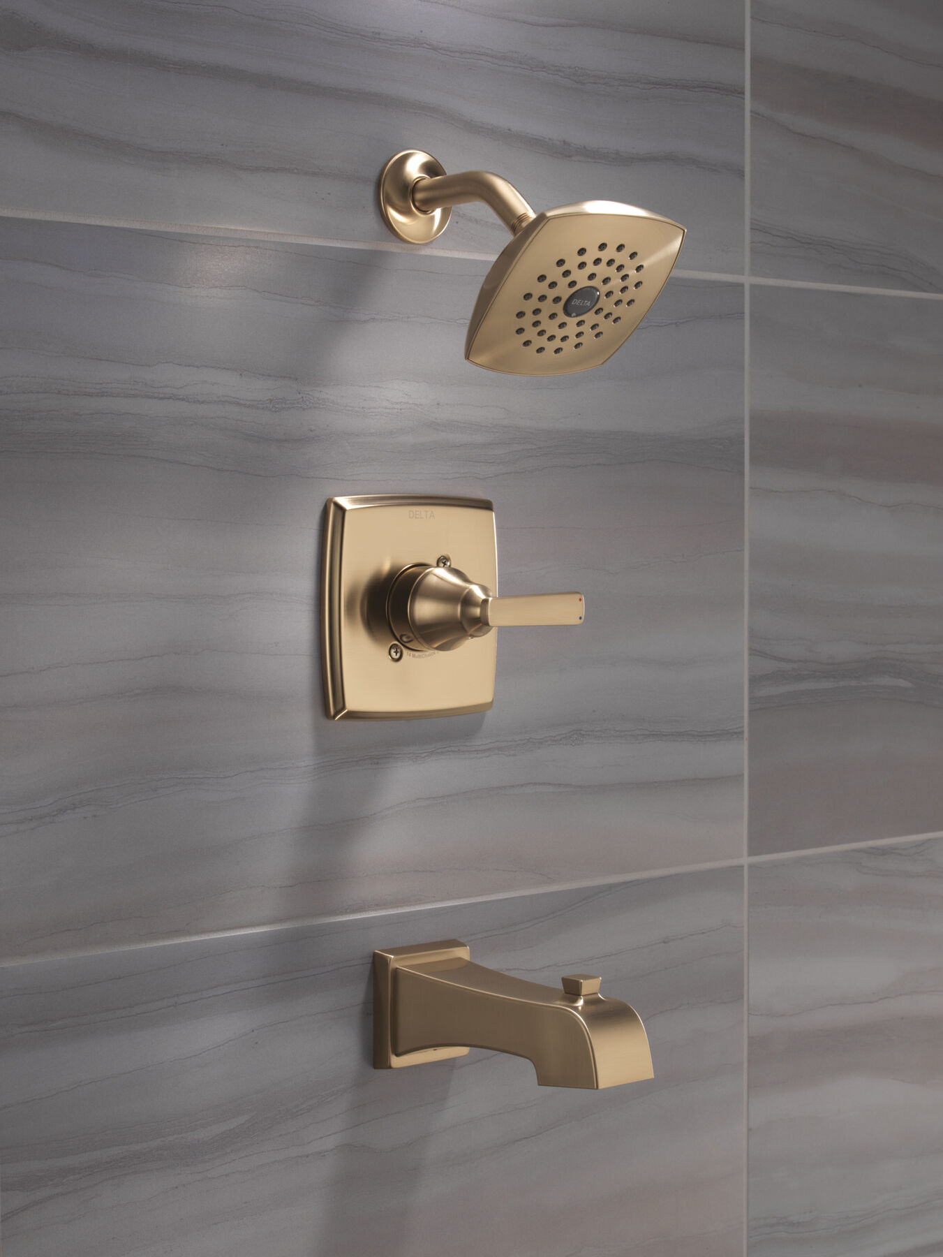 Monitor® 14 Series Tub and Shower Trim in Champagne Bronze T14464-CZ ...