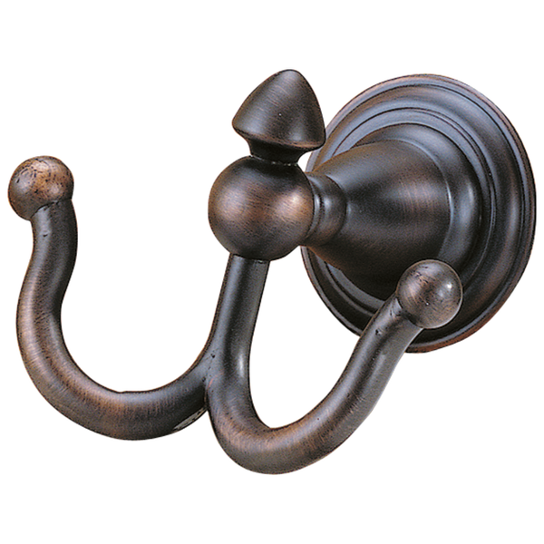 Double Robe Hook in Venetian Bronze 75035-RB | Delta Faucet