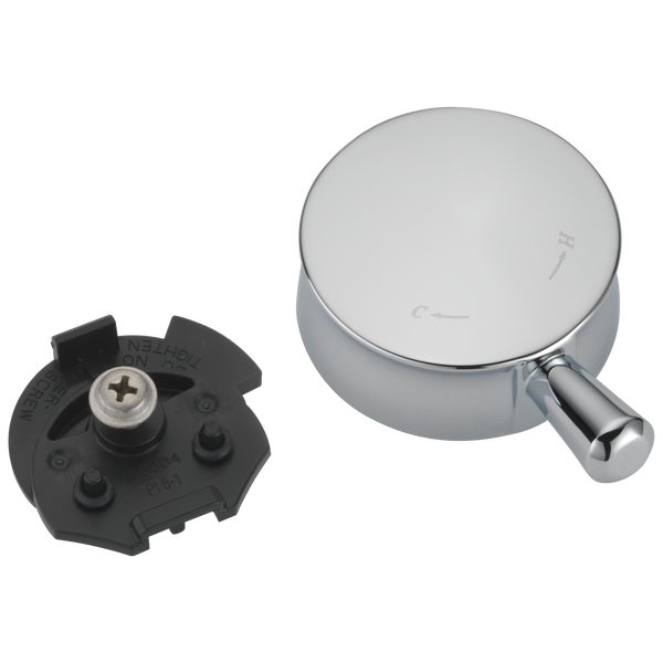 Temperature Knob & Cover - 17 Series in Chrome RP84703 | Delta Faucet