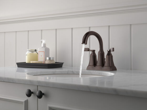 Two Handle Centerset Bathroom Faucet in Venetian Bronze 25766LF-RB ...