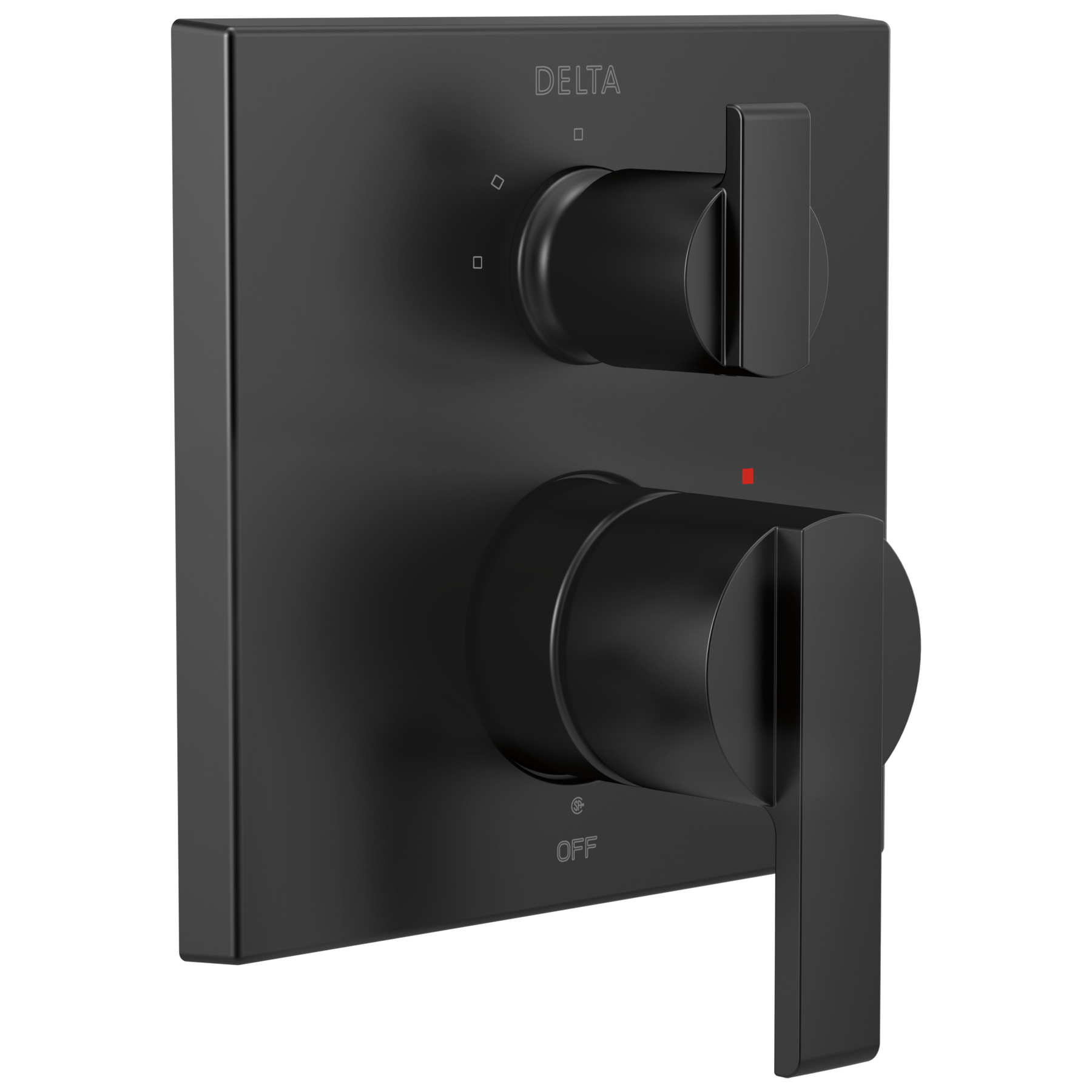Integrated Diverter Trim 3S 2L 14S (Recertified) in Matte Black T24867 ...