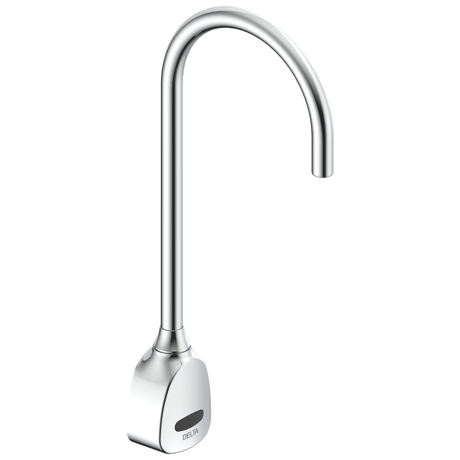 Hardwire Electronic Wallmount Basin Faucet with Gooseneck Spout in ...