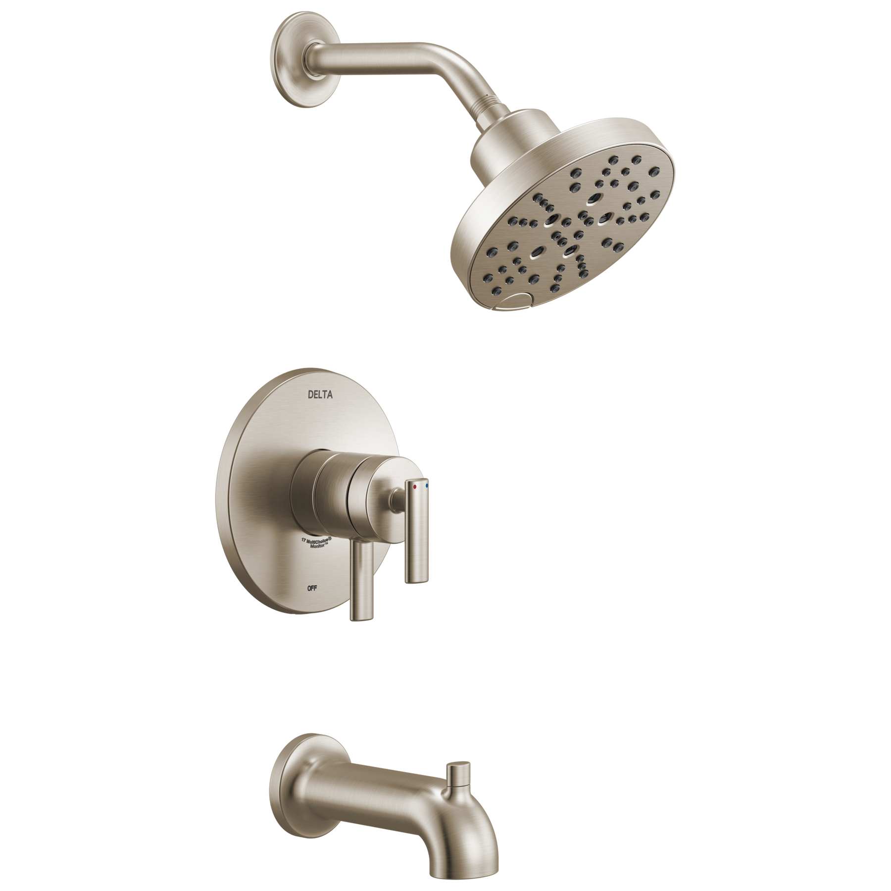 Monitor 17 Series Tub & Shower Trim in Stainless T17442-SS | Delta Faucet