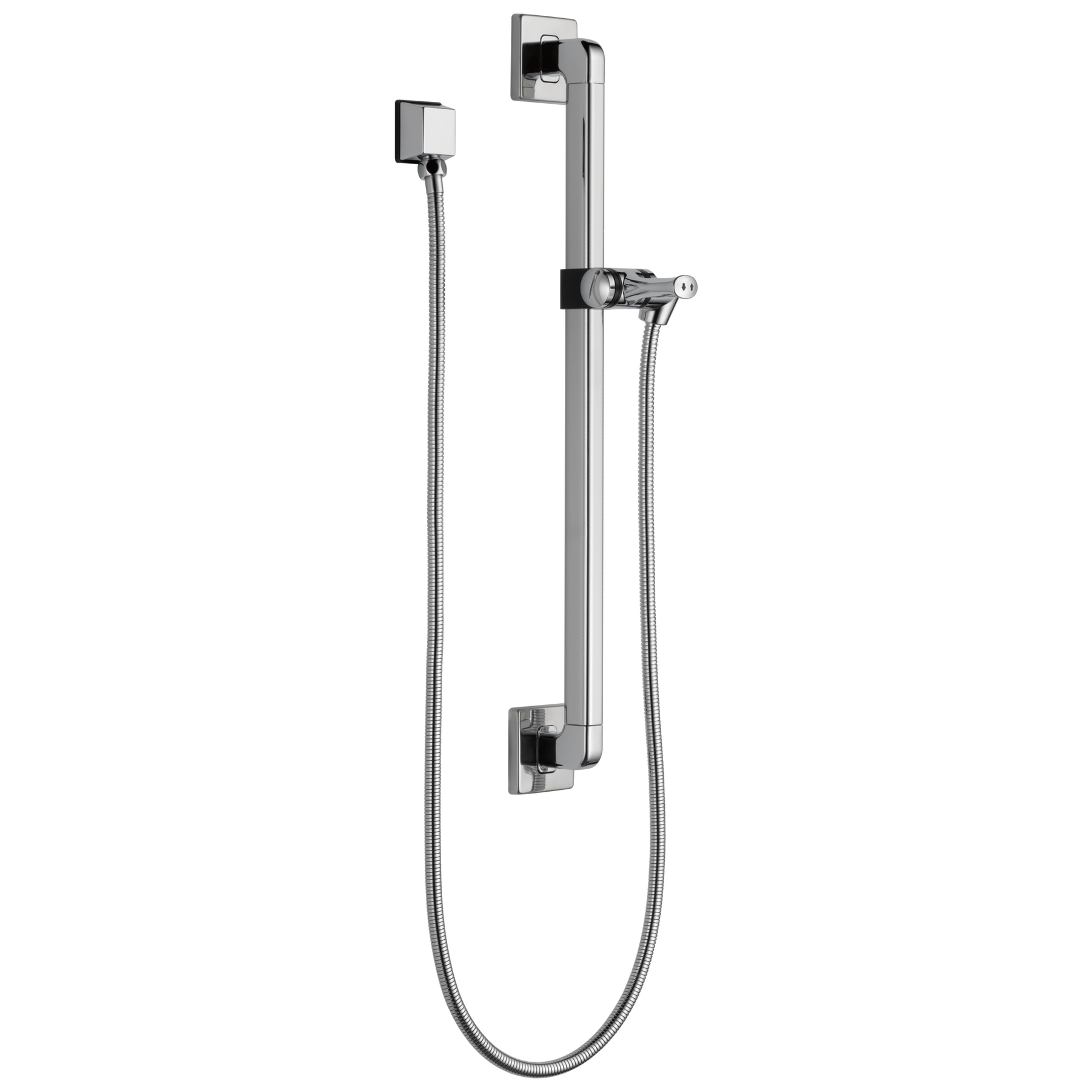 Adjustable Slide Bar / Grab Bar Assembly with Elbow in Chrome 51500 ...