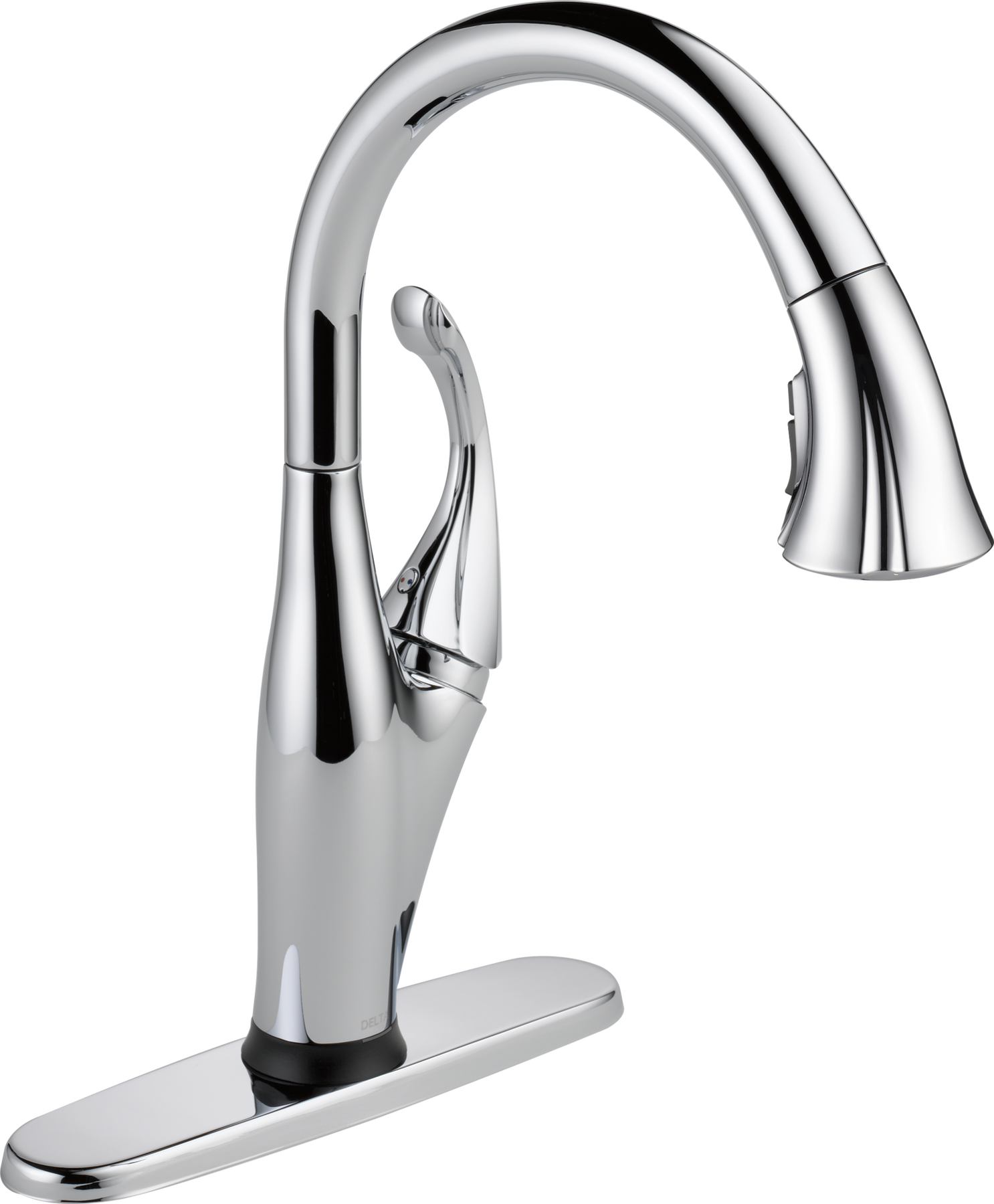 Single Handle Pull-Down Kitchen Faucet with Touch2O® Technology and ...