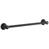 24" Transitional Decorative Grab Bar in Matte Black 41724-BL | Delta Faucet