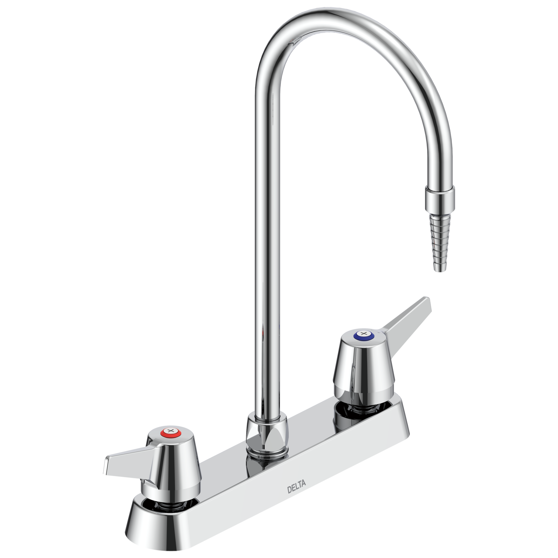 Two Handle 8 In Deck-mount Laboratory Mixing Faucet in Chrome W6740-C ...