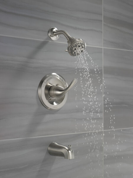Monitor® 13 Series Tub & Shower Trim in Stainless T13420-SS | Delta Faucet