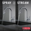 Single Handle Pull-Down Kitchen Faucet (Recertified) in Arctic ...