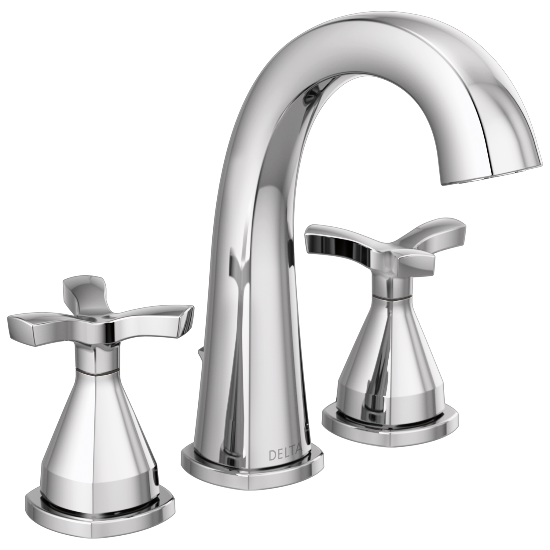Two Handle Widespread Bathroom Faucet in Lumicoat® Chrome 357756-PR-MPU-DST | Delta Faucet