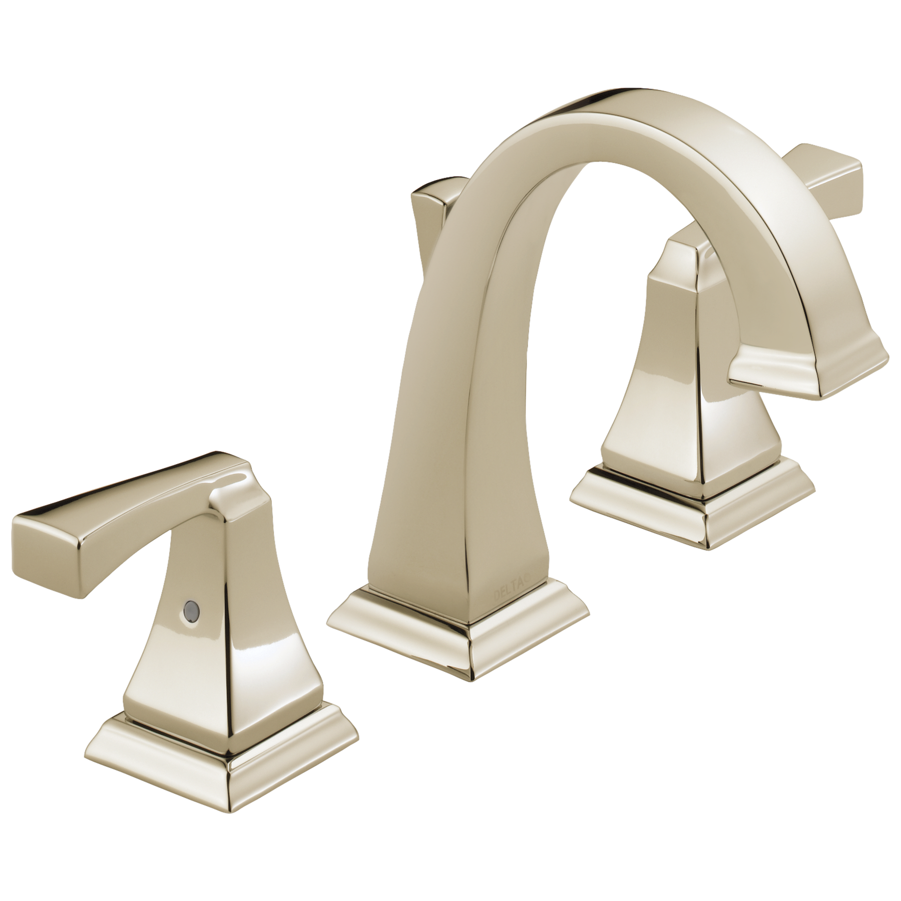 Two Handle Widespread Bathroom Faucet (Recertified) in Polished Nickel 3551-PNMPU-DST-R | Delta ...