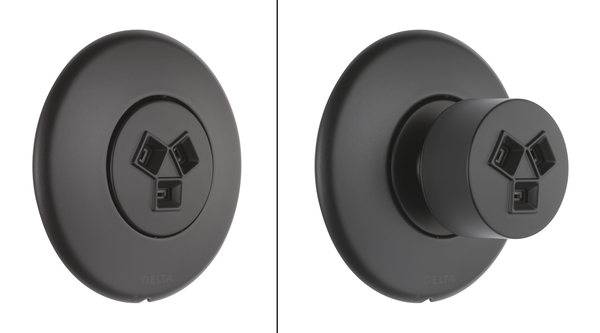 HydraChoice Body Spray Trim Round (Recertified) in Matte Black T50010 ...