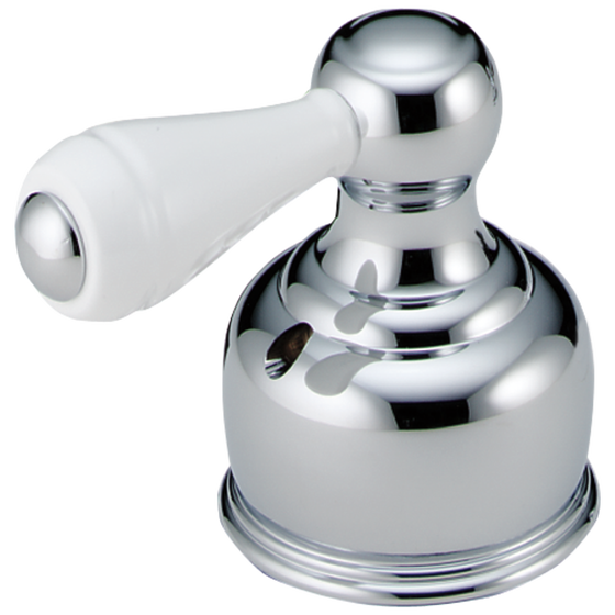 Metal Lever Handle Set - Roman Tub in Chrome H65 | Delta Faucet