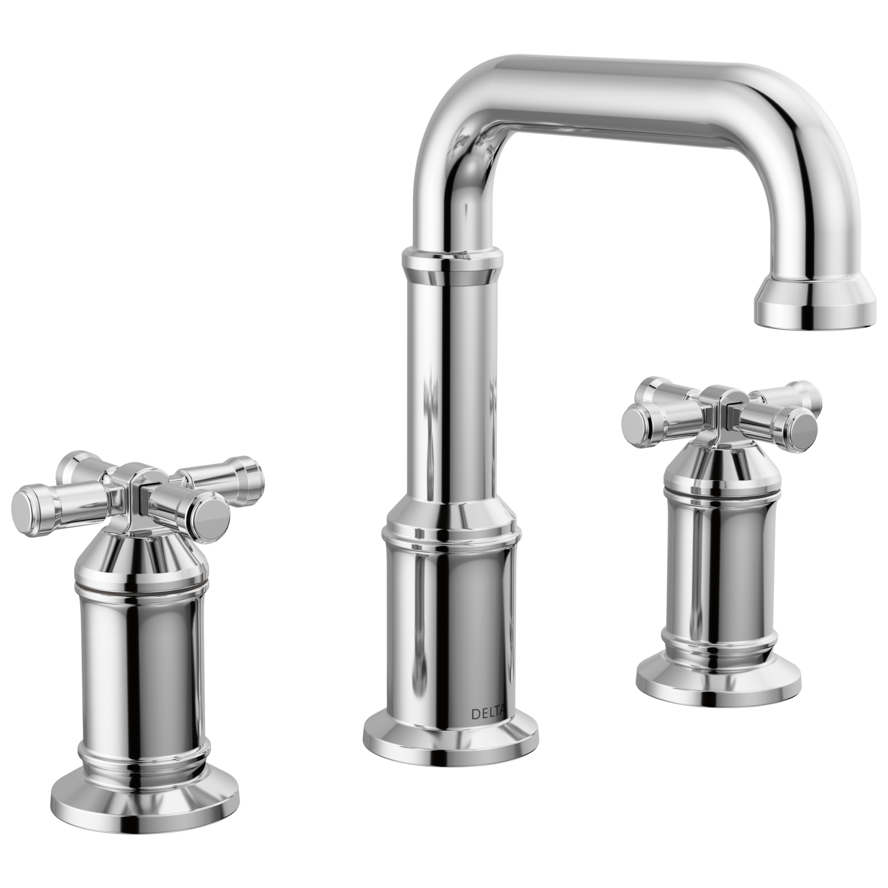 Two Handle Widespread Bathroom Faucet in Lumicoat® Chrome 3587-PR-DST | Delta Faucet