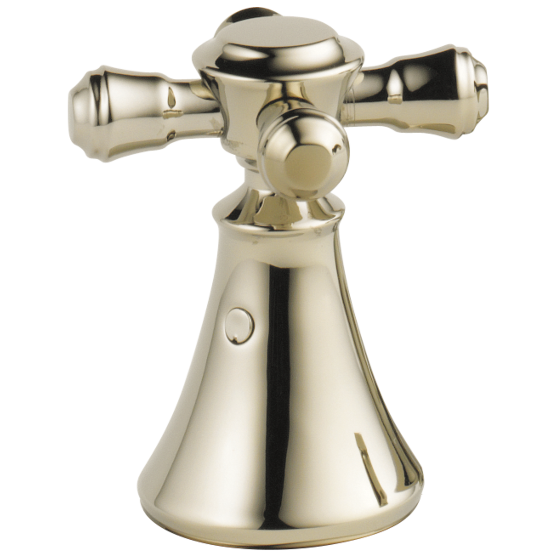 Metal Cross Handle Set - Deck Mount Bathroom & Bidet in Polished Nickel ...