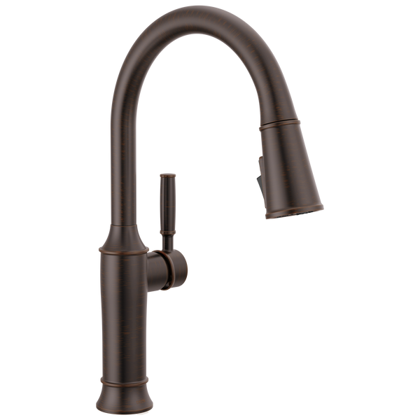 Single Handle Pull-Down Kitchen Faucet in Venetian Bronze 9184-RB-DST ...