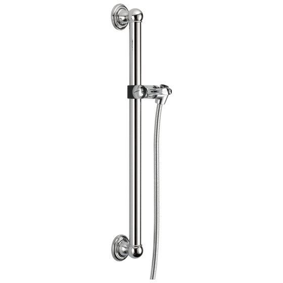 Grab Bar Assembly - Adjustable (Recertified) in Chrome 56302-R | Delta ...