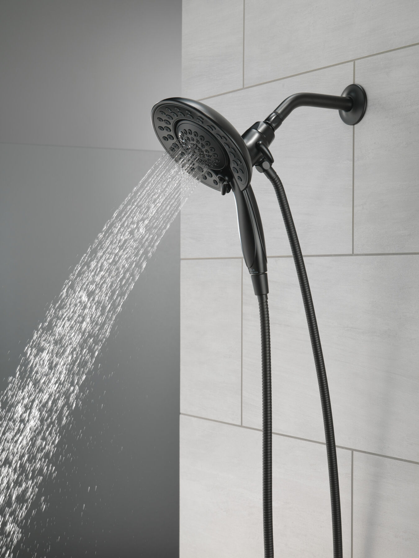 In2ition® 5-Setting Two-in-One Shower (Recertified) in Matte Black ...