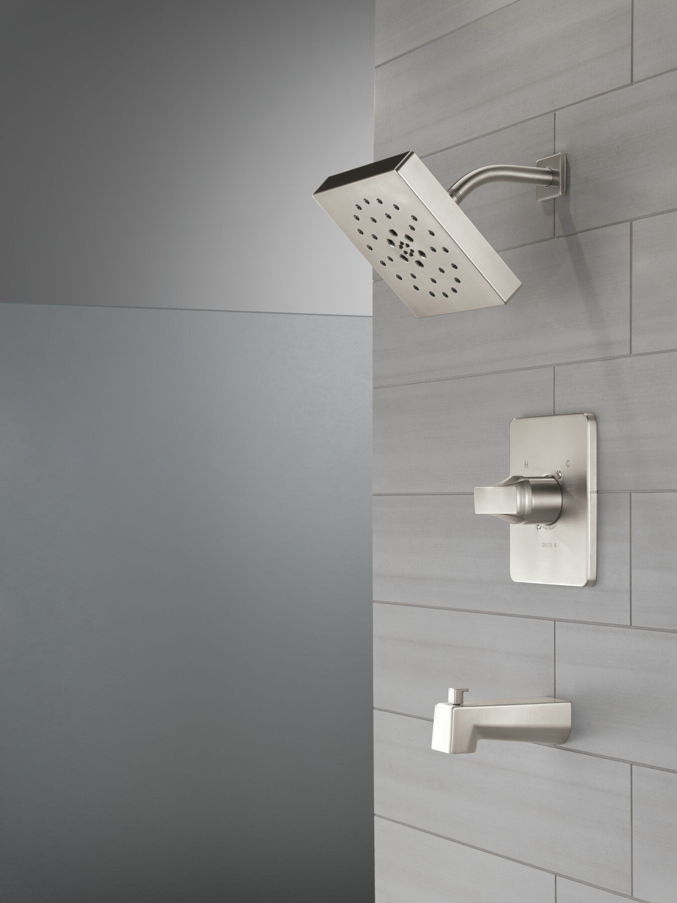 Monitor 14 Series Tub & Shower - Less Head in Stainless T14437-SSLHD ...