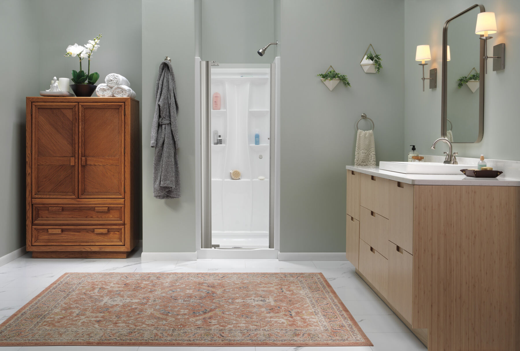 Classic 500 Shower Base 32"x32" in High Gloss White B12135-3232-WH ...