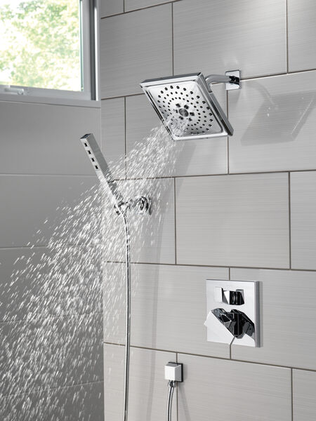 Square Wall Elbow for Hand Shower in Lumicoat Chrome 50570-PR | Delta ...