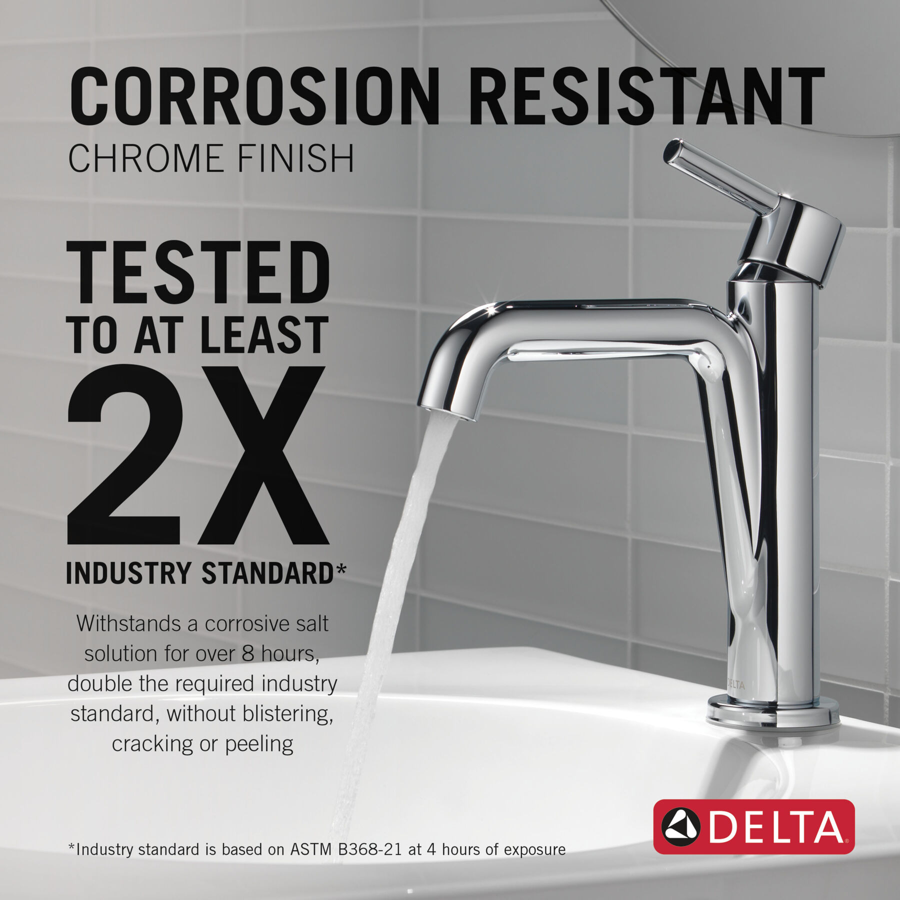 Single Handle Bathroom Faucet in Chrome 15849LF | Delta Faucet