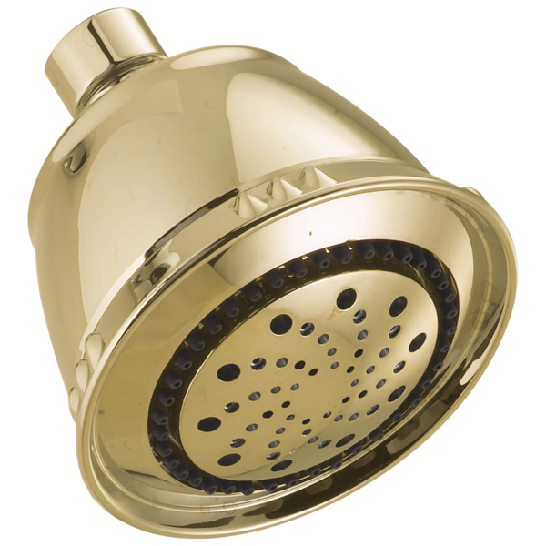 5-Setting Traditional Shower Head in Polished Brass 75566CPB | Delta Faucet