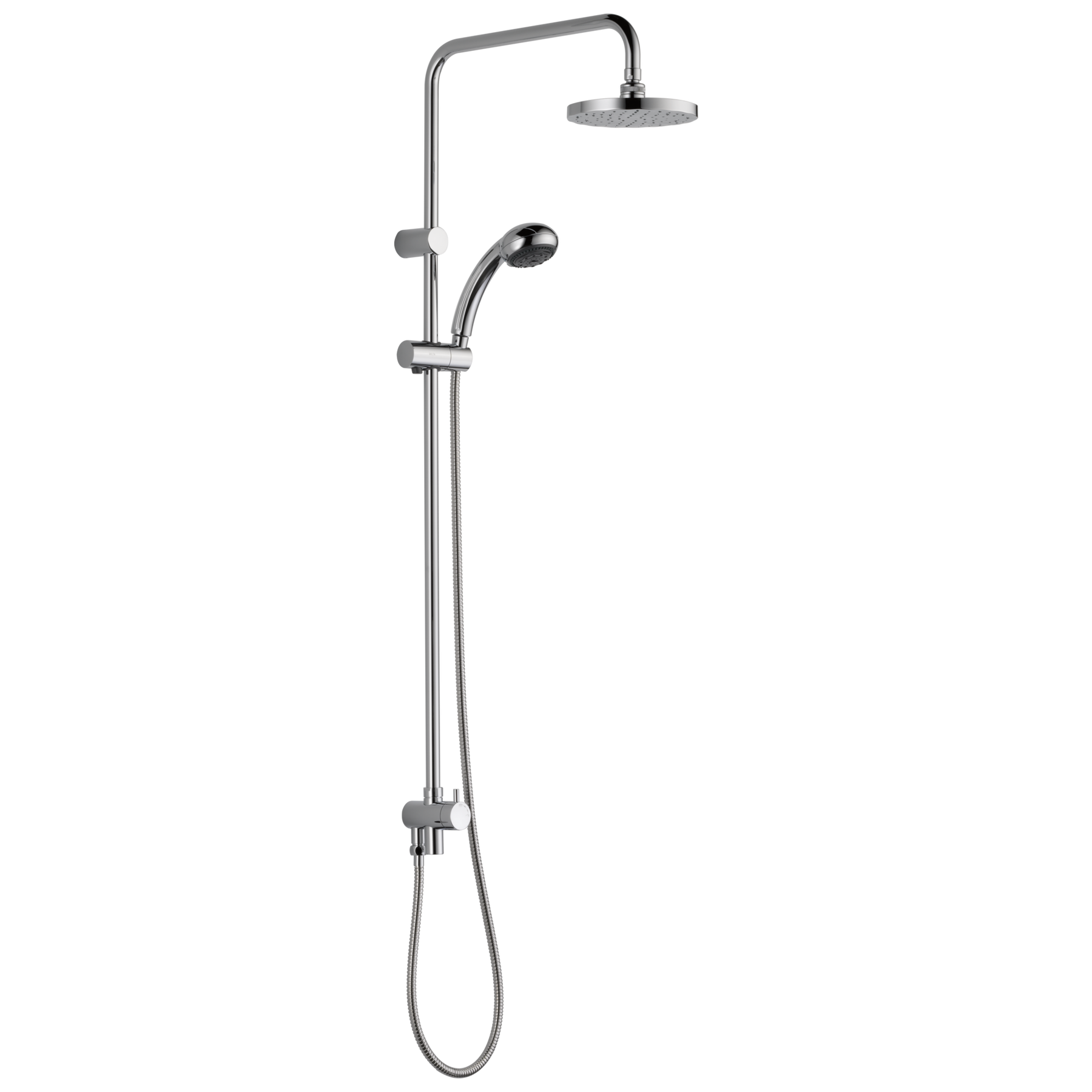 Fixed Bar Hard Connection Shower System in Chrome ISP00010 | Delta Faucet