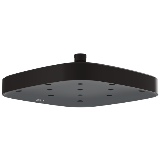 10" Square Single Function H2Okinetic® Showerhead in Matte Black ...