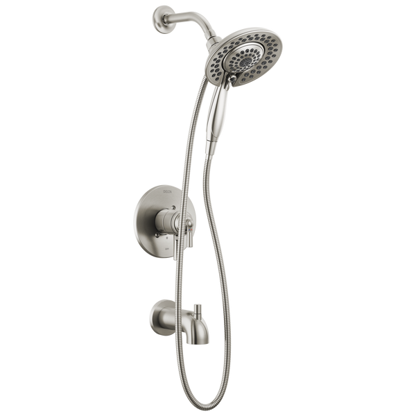 Monitor® 17 Series Tub & Shower Trim with In2ition® in Stainless T17435 ...