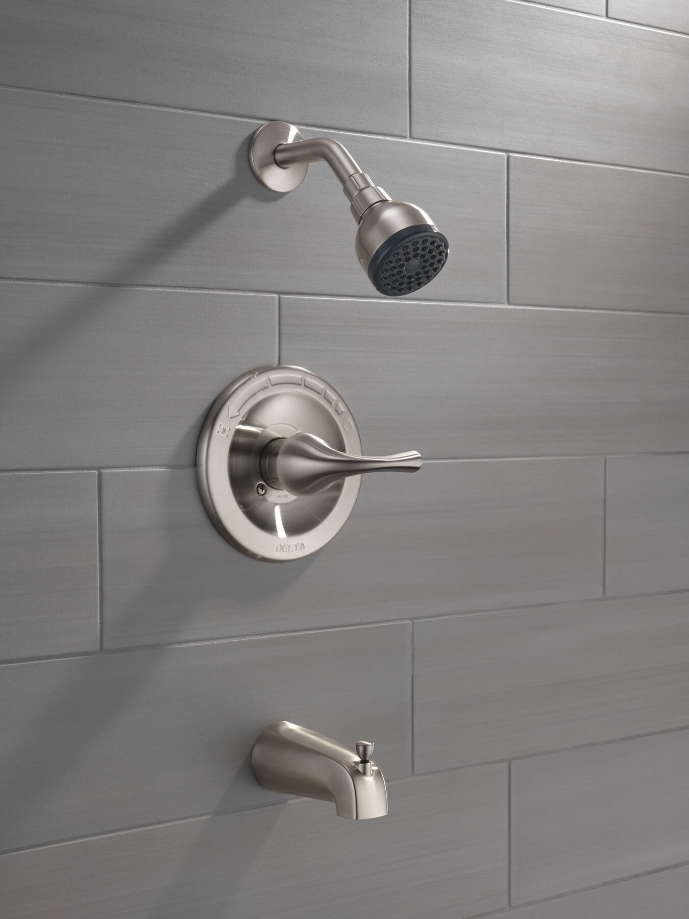 Single Handle Shower Trim in Brushed Nickel B114915-SS | Delta Faucet