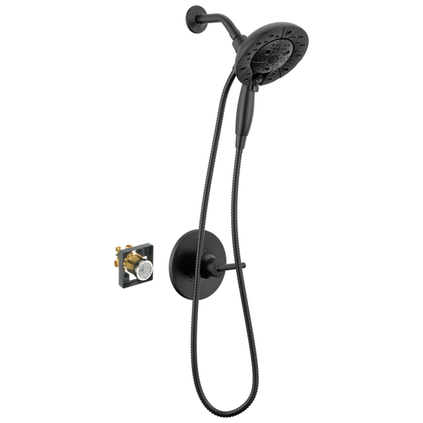 In2ition® Shower Trim with High-Flow Rough Bundle - 14 Series in Matte ...