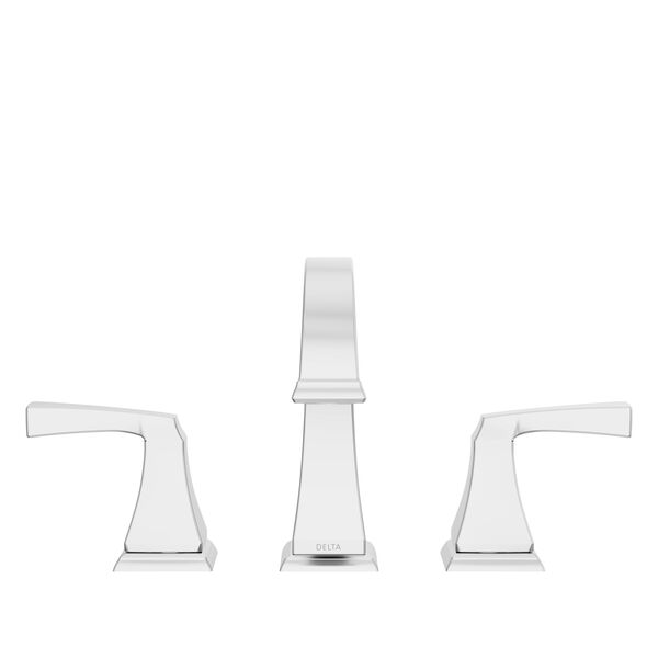 Two Handle Widespread Bathroom Faucet in Chrome 3551-MPU-DST | Delta Faucet