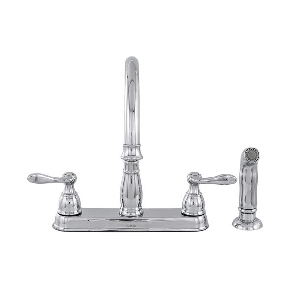 Two Handle Kitchen Faucet in Chrome 21996LF | Delta Faucet