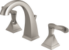 Two Handle Widespread Bathroom Faucet in Spotshield Brushed Nickel 35741-SP-DST | Delta Faucet