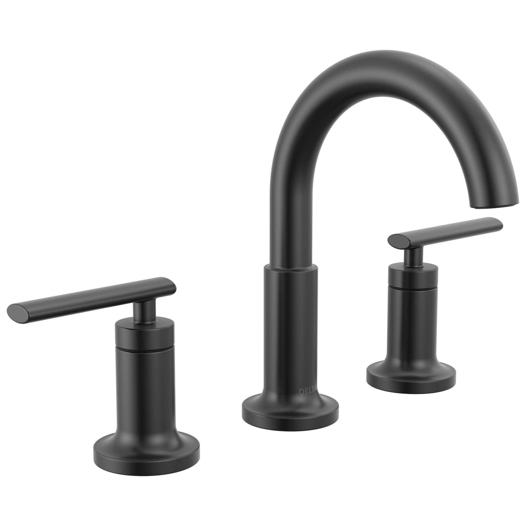 Two Handle Widespread Bathroom Faucet in Matte Black 35442-BLMPU-DST | Delta Faucet