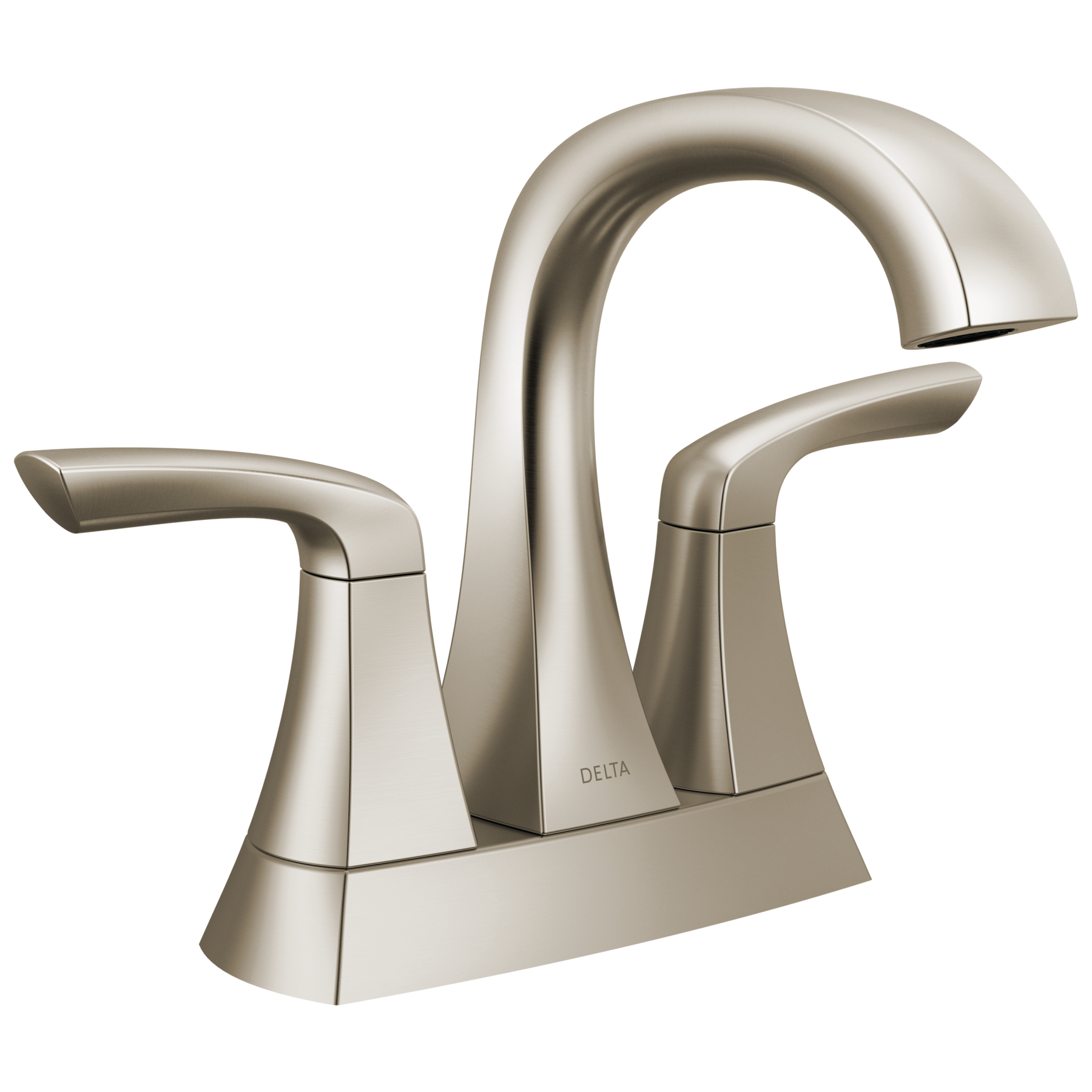 Two Handle Centerset Bathroom Faucet in Spotshield Brushed Nickel ...