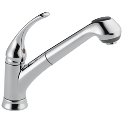 Single Handle Kitchen Faucet with Integral Spray in Chrome B3310LF ...