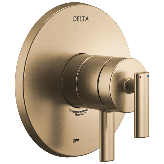 Monitor 17 Series Valve Only Trim in Champagne Bronze T17042-CZ | Delta ...