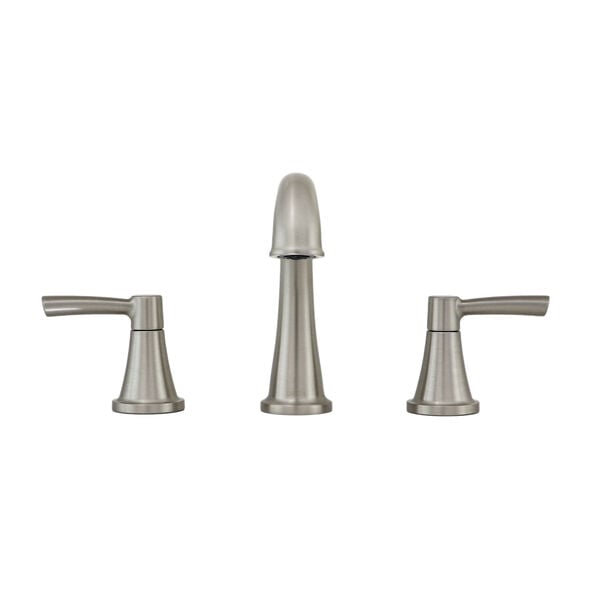 Two Handle Widespread Bathroom Faucet in Spotshield Brushed Nickel 35862LF-SP | Delta Faucet