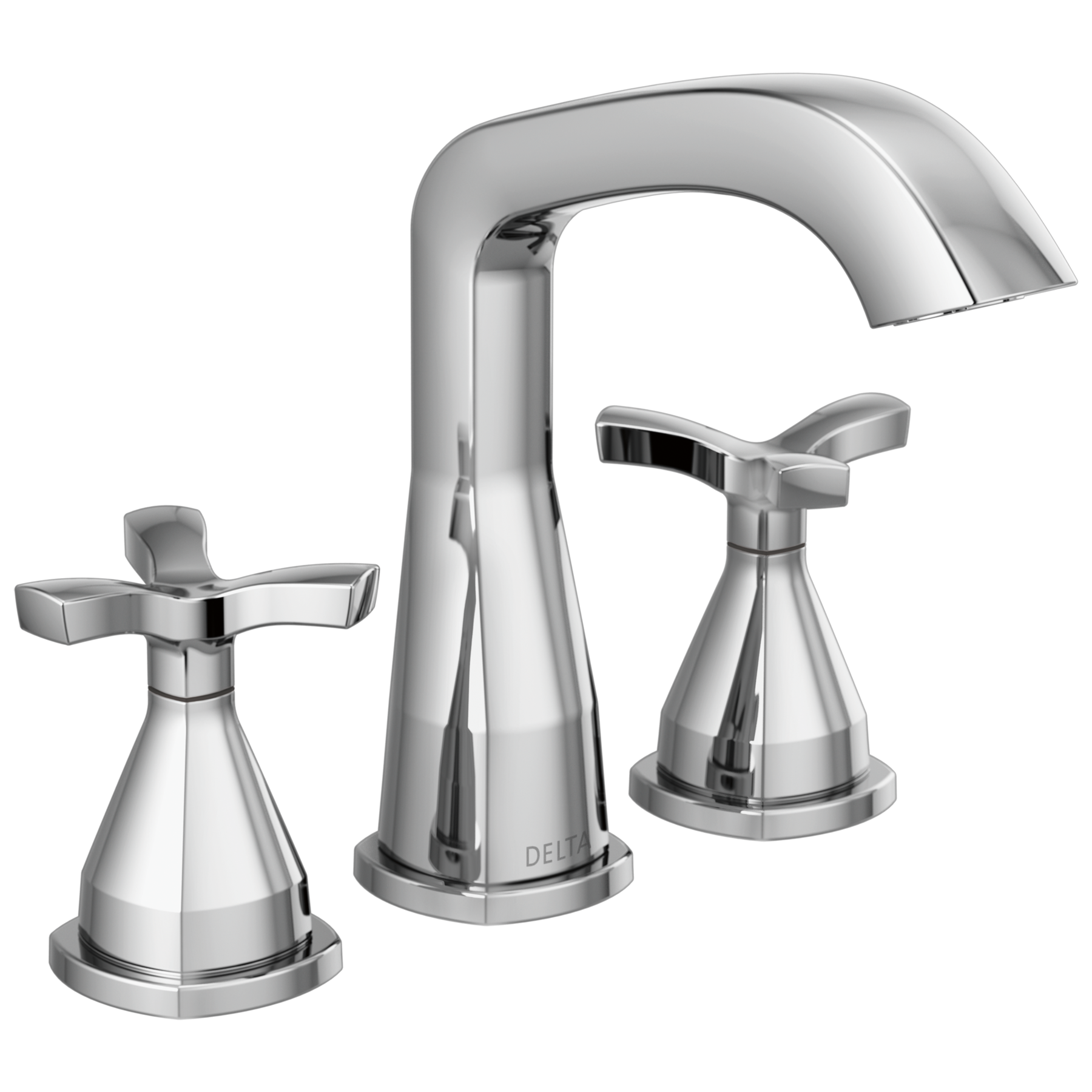 Two Handle Widespread Bathroom Faucet in Lumicoat® Chrome 357766-PR-MPU-DST | Delta Faucet