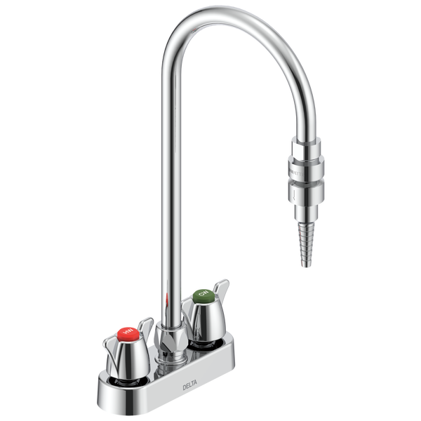 Two Handle 4 In Deck-mount Laboratory Mixing Faucet in Chrome W6720-9 ...