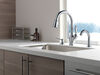 Single Handle Pull-Down Kitchen Faucet with ShieldSpray® Technology in ...
